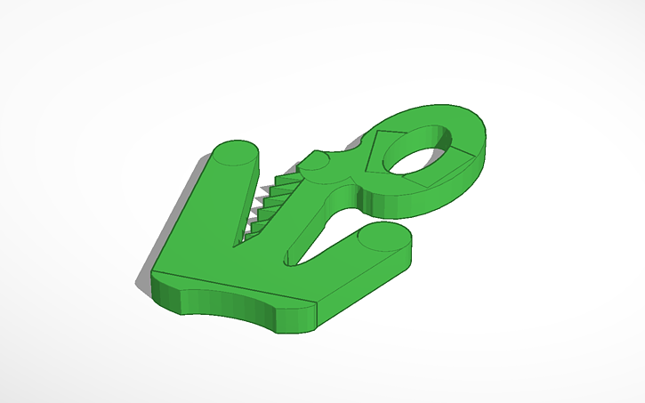 3D design Rope lock - Tinkercad