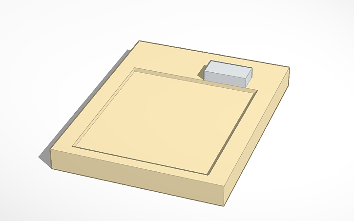 3D design Base booth - Tinkercad