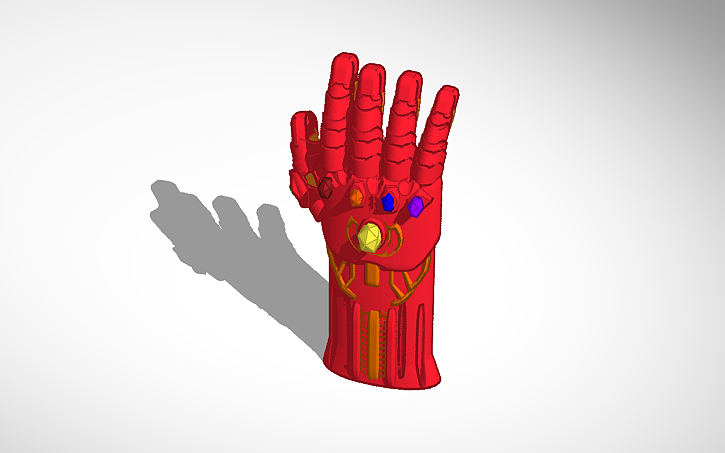 3D design iron man Infinity gauntlet | Tinkercad