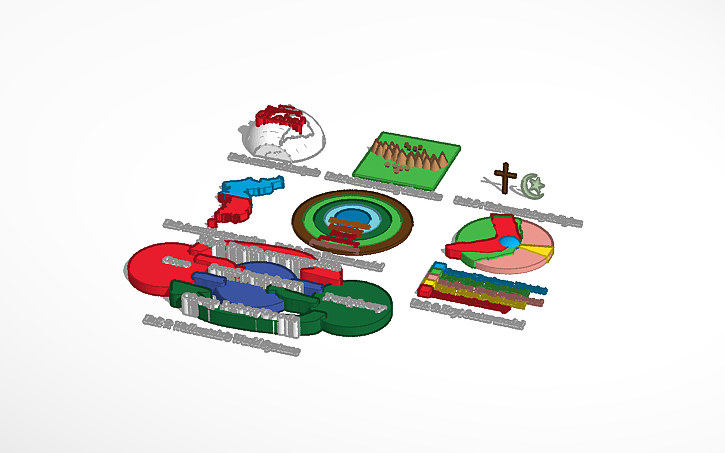 3D design APHG all around us One-pager | Tinkercad