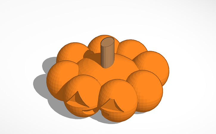 3D design Pumpkin | Tinkercad