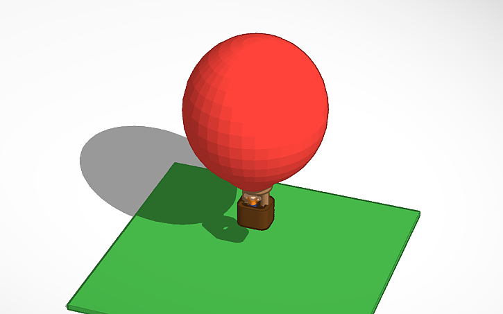 3D design Hot Air Balloon Ride - Tinkercad