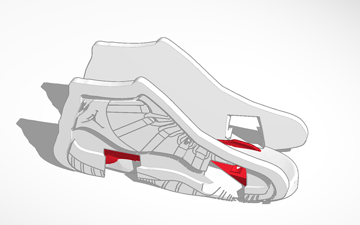 3D design Jordan XI shoe | Tinkercad
