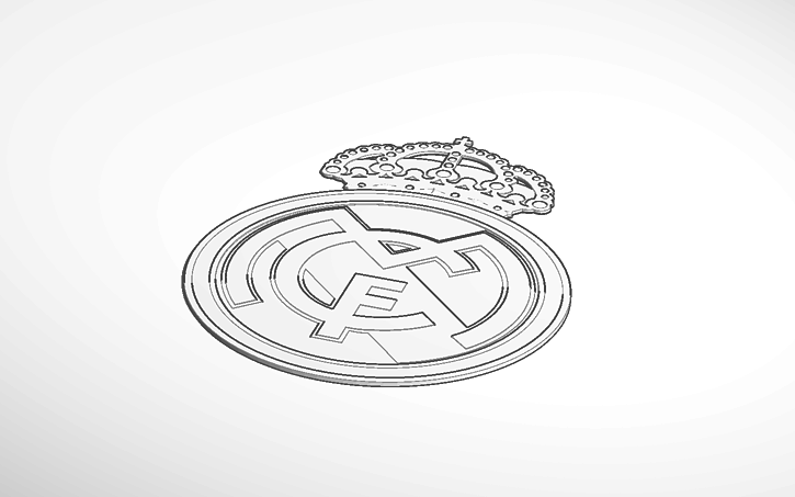 3D design Real madrid - Tinkercad