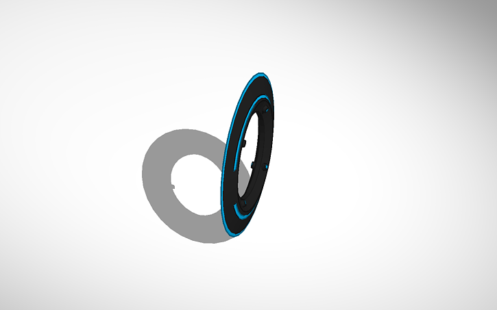 3D design TRON Identity disc - Tinkercad