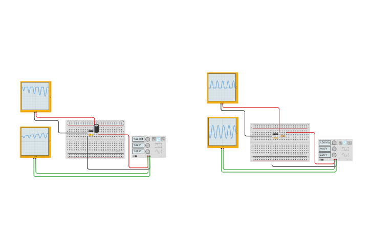 Circuit Design Clipper And Clamper Tinkercad
