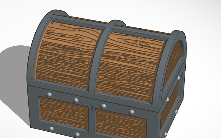 3D design Working Treasure Chest - Tinkercad