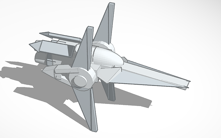 3D design V-wing - Tinkercad
