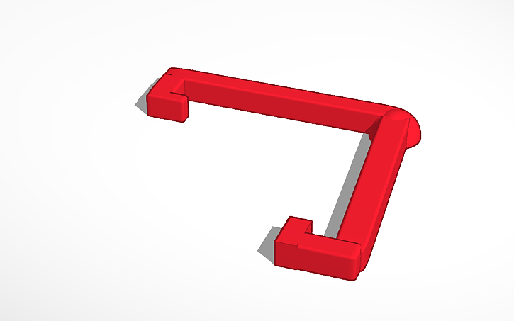3D design Sulo Wheelie Bin Lid clip v2 - Tinkercad