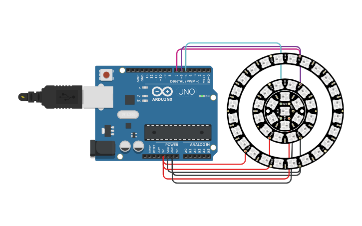 Circuit design Clock - Tinkercad
