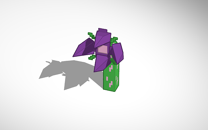 3D design Minecraft dungeons poison quill vine | Tinkercad