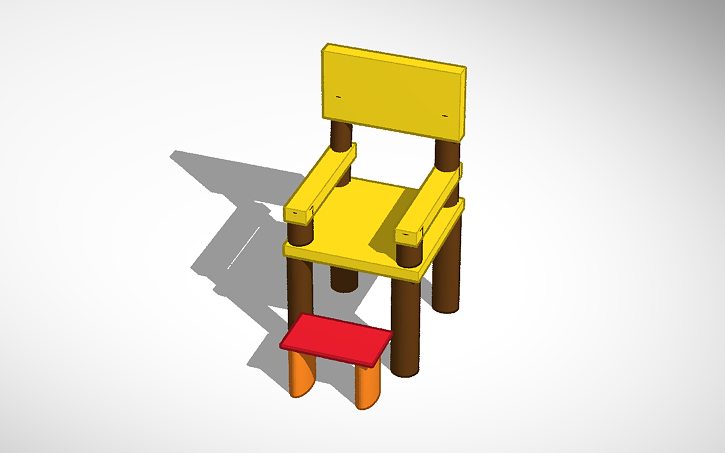 3D design Chair - Tinkercad
