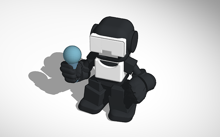 3D design Tankman Captain - Tinkercad