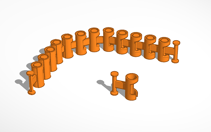 3D design Bracelet Hinge - Tinkercad