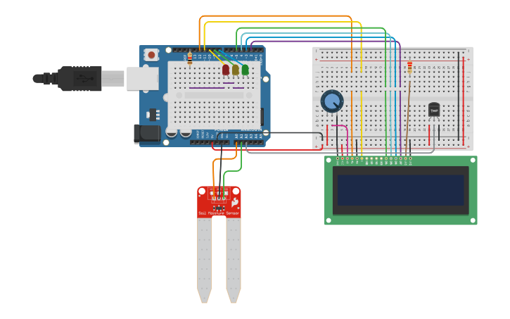 Circuit Design Copy Of Задание 15 Вывод температуры на ЖК дисплей