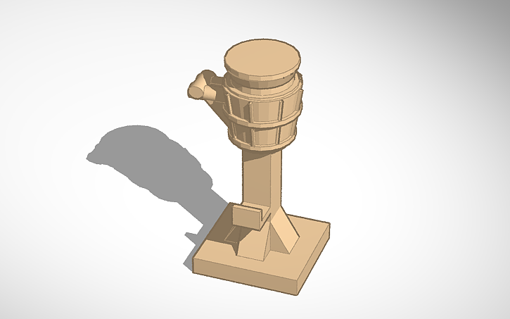 3D design ATC headset/Controller holder - Tinkercad