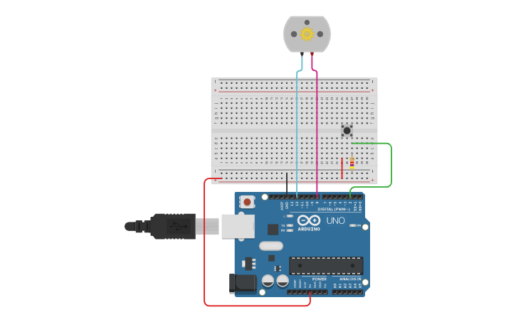 Circuit design Inversión de giro - Tinkercad