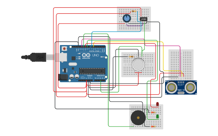 Circuit design Sensor de .... - Tinkercad