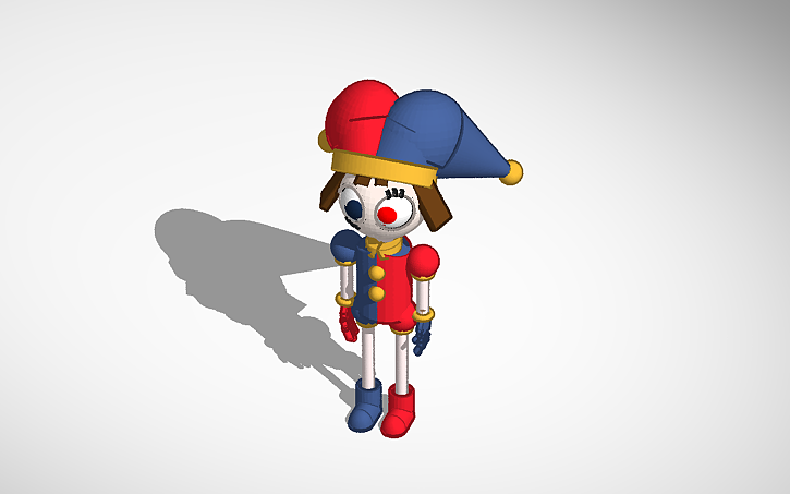3D design Pomni (TADC) - Tinkercad