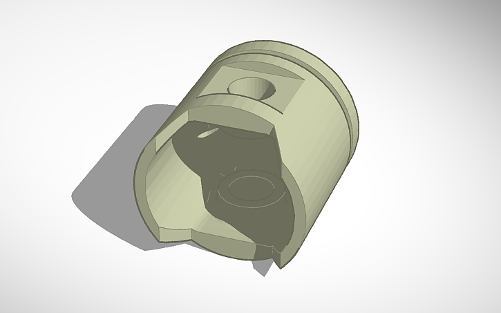 3D design Piston - Tinkercad