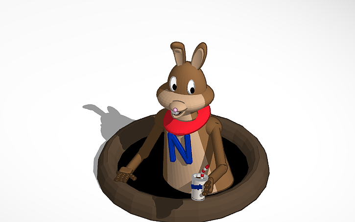 3D design quickie rabbit - Tinkercad