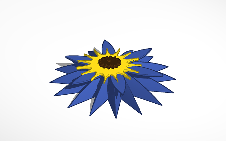 3D design Flower - Tinkercad