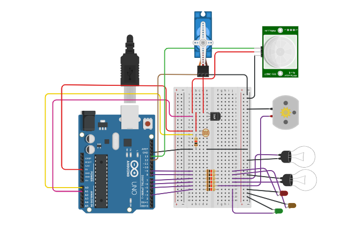 Circuit Design Smart Home Home Automation Tinkercad