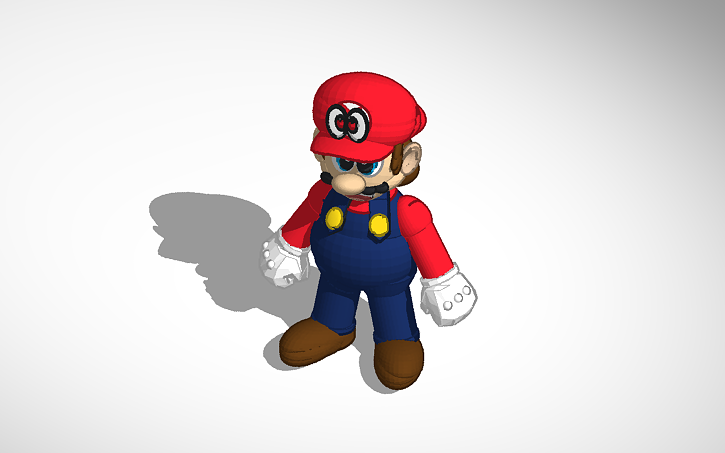 3D design Mario - Super Mario Odyssey - Tinkercad