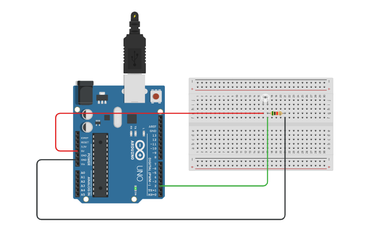 Circuit Design Phototransistor With Arduino Tinkercad