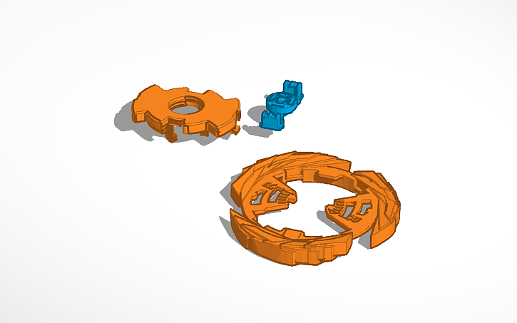 3d Design Ifrit Beyblade Burst Sparking Tinkercad