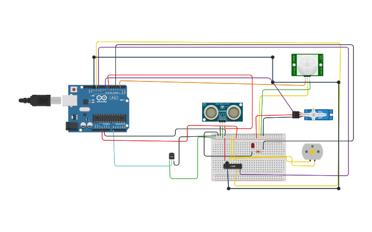 Circuit design Mini Project | Tinkercad