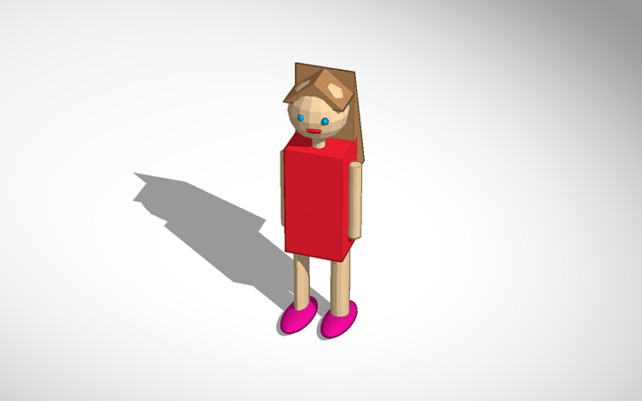 3D design The Girl | Tinkercad