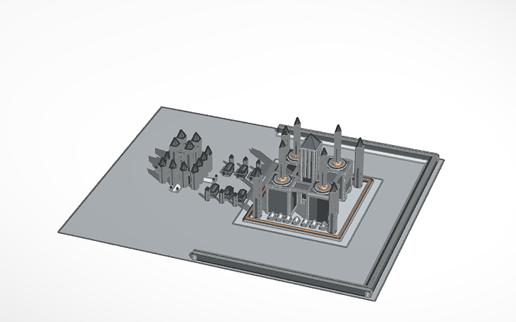 3D design oreo castle | Tinkercad