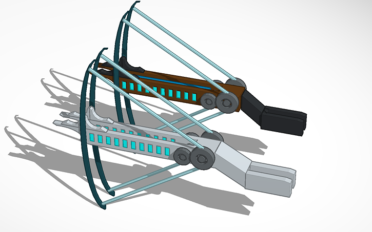 3D design Ice-Crossbow - Tinkercad