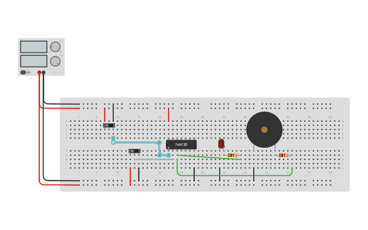 Circuit design Doorbell - Tinkercad