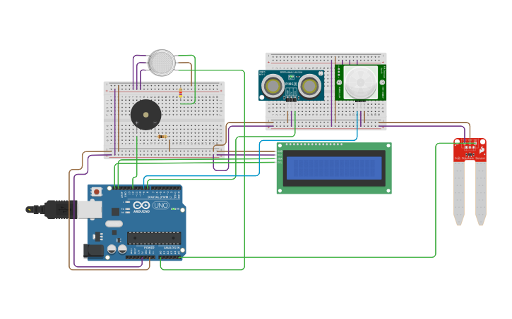 Circuit design Proyecto 2 v4 - Tinkercad