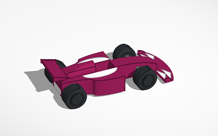 3D design FORMULA ONE CAR | Tinkercad