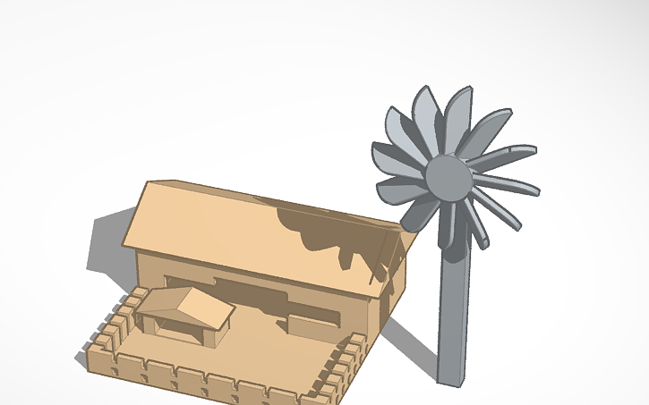 3D design Windmill - Tinkercad