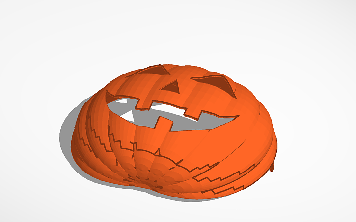 3D design Jack-O-Lantern Mask | Tinkercad