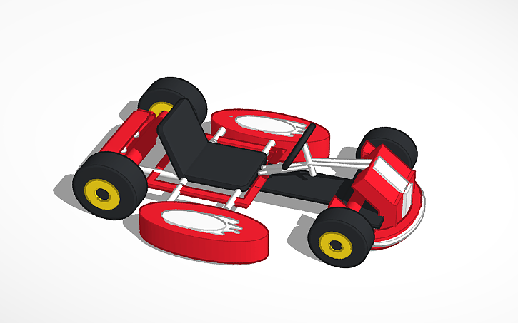 3D design Go Kart - Tinkercad