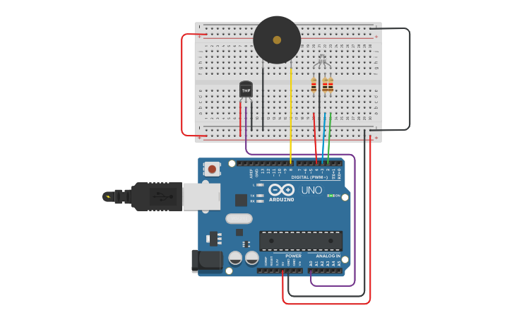 Circuit design Arduino Course work Josh Maider 2021 | Tinkercad