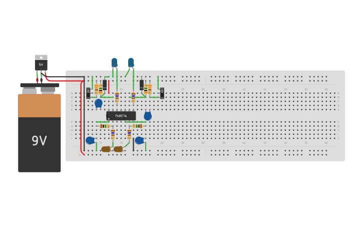 Circuit design Lab 2 - Circuitos - Tinkercad