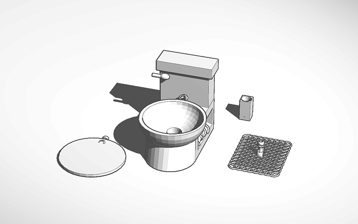3D design Toilet | Tinkercad