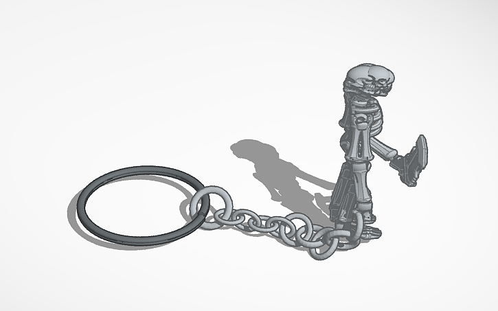3d Design Copy Of Keychain Tinkercad