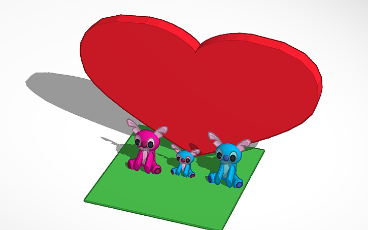 3D design STITCH - Tinkercad