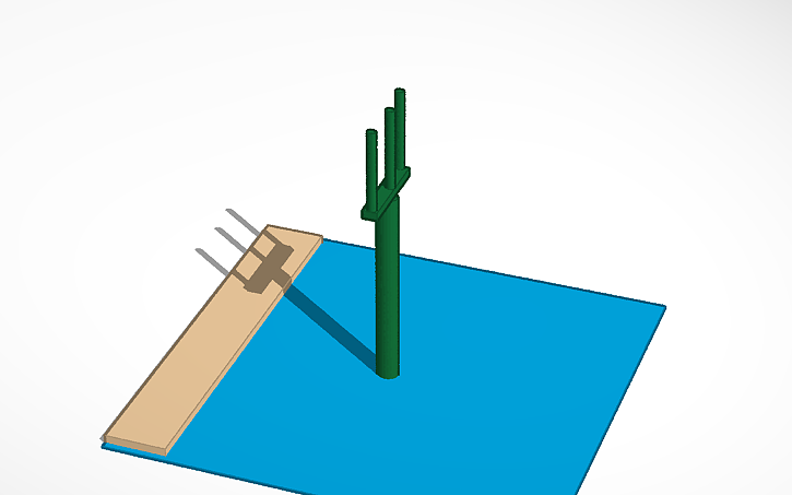 3D design poseidon's trident | Tinkercad