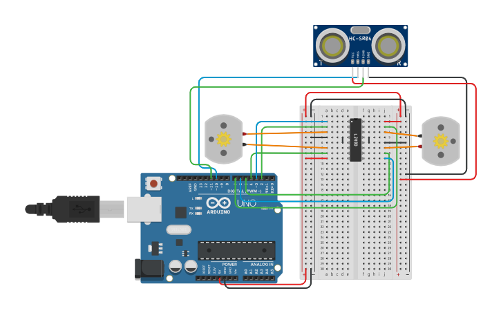 Circuit design Control Structure - Tinkercad