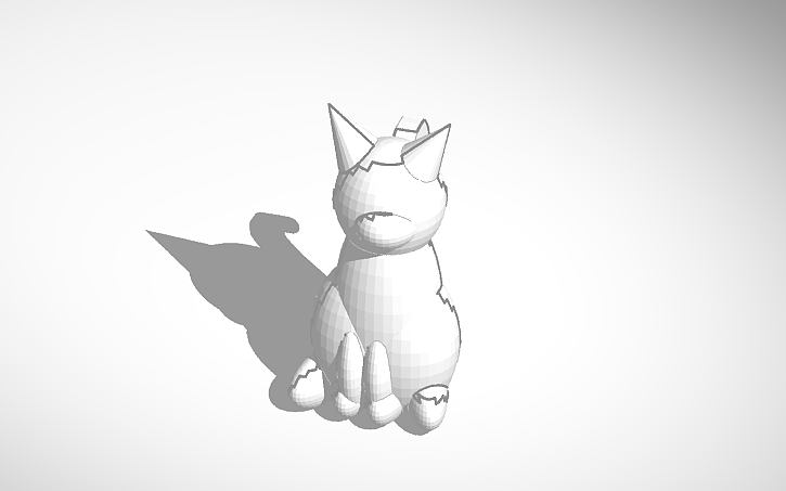 3d Design Cat Tinkercad