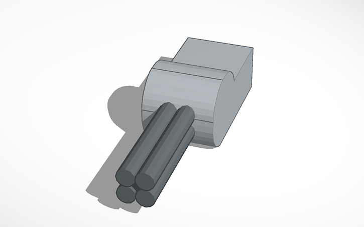 3D design Gun Turret | Tinkercad
