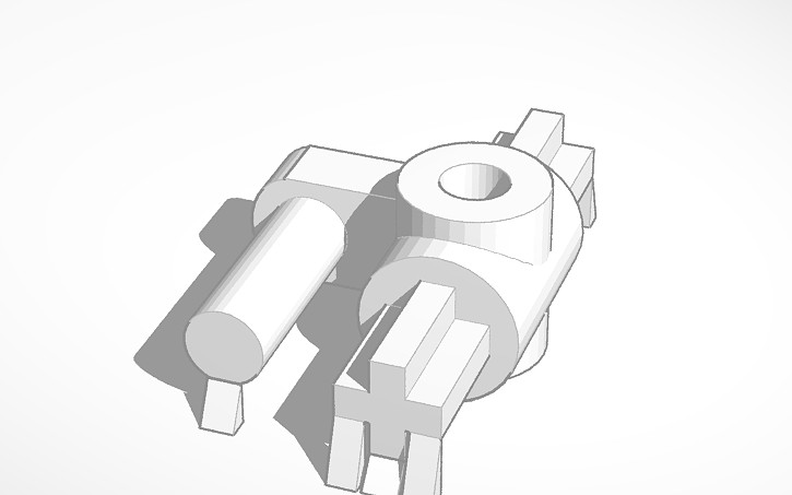 3D design RC steering - Tinkercad